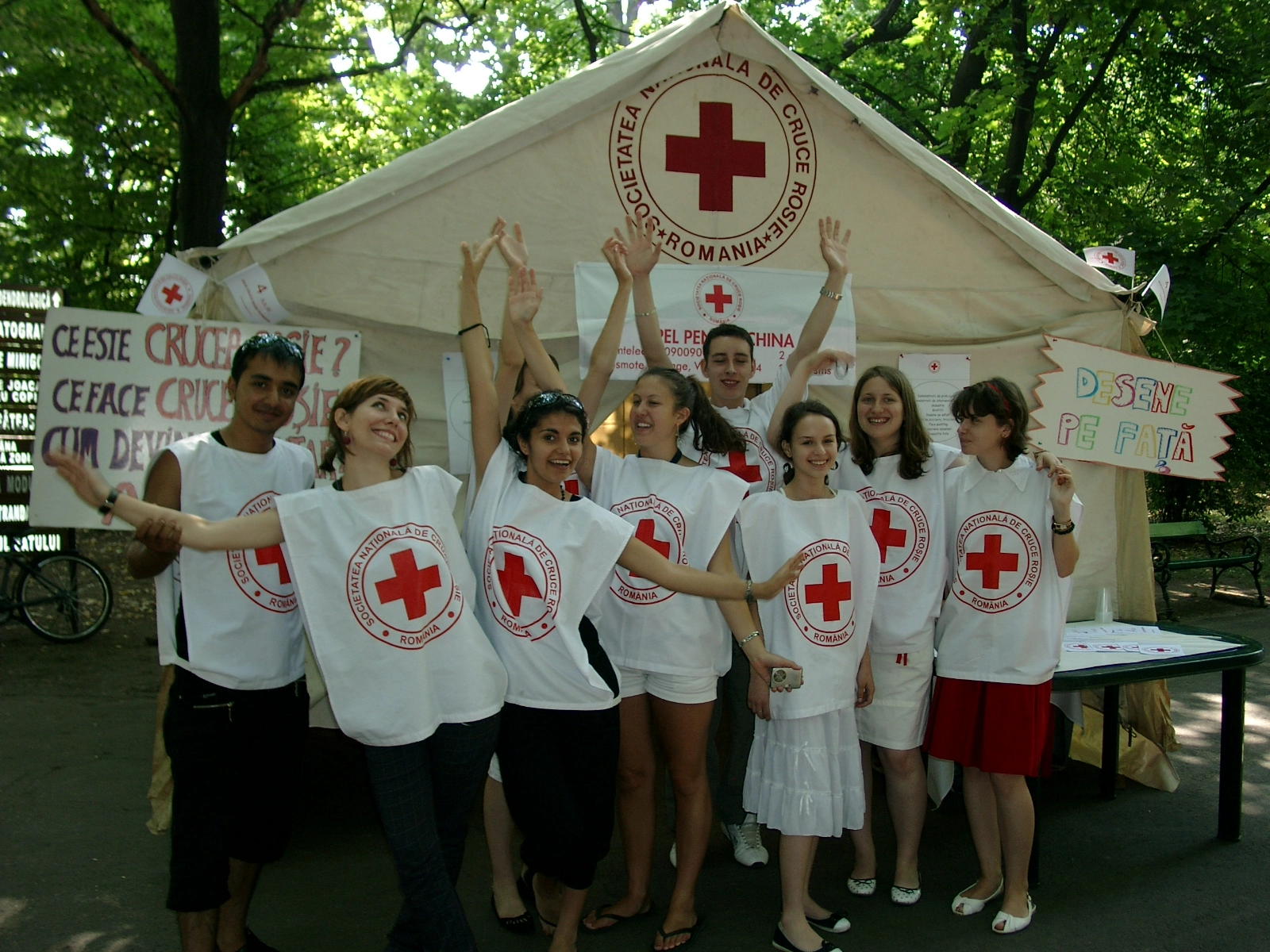 Voluntariat - Crucea Rosie